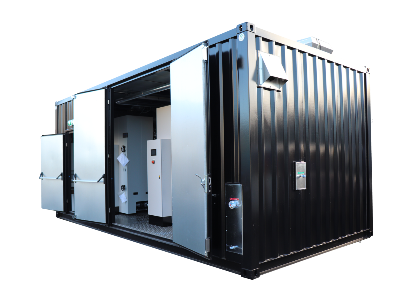 CERTUSS steam boiler plant in a container